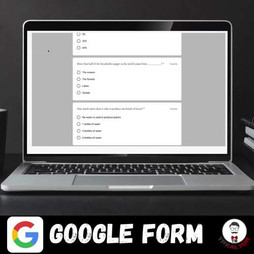 Earth Day (4) Oceans and Plastic Pollution Part 2 Self-Grading Google Form