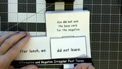 Make It Memorable Grammar Manipulative: Irregular Past Tense Flop Over