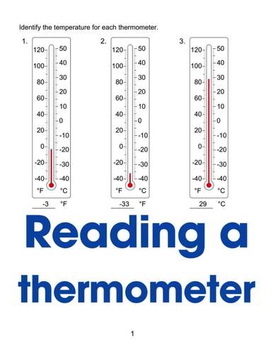 Mastering Thermometer Reading: A Comprehensive Worksheet Set #toast23