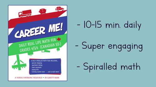 CAREER ME - Real-Life Math for Grades 4/5/6 (Cdn Edition) | TPT