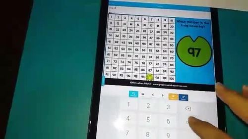 SPRING MATH ACTIVITY KINDERGARTEN MISSING NUMBERS TO 100 CHART GAME ...