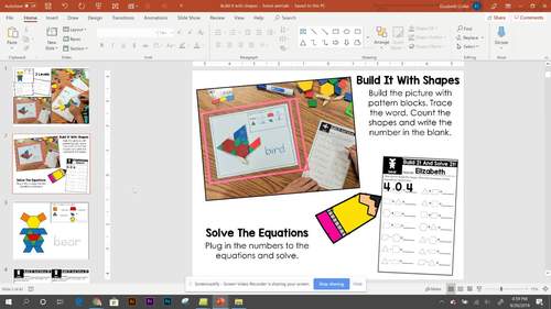 Build It With Shapes and Solve! HOLIDAY BUNDLE for the entire year