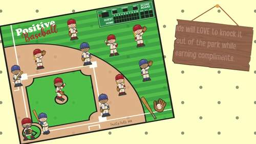 Baseball Positive Classroom Management - Spring Baseball by Smarty ...