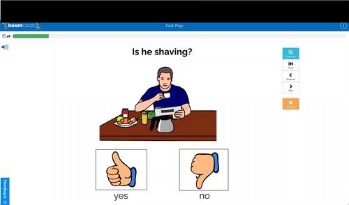 Hygiene and Daily Routine Yes and No Questions Life Skills Boom Cards™