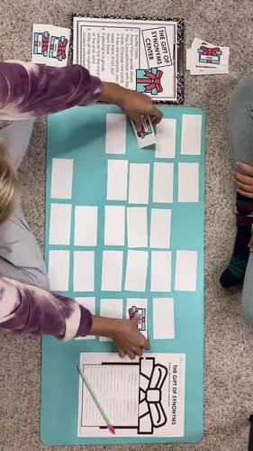 Christmas Synonyms | Christmas Literacy Activity | Christmas Center