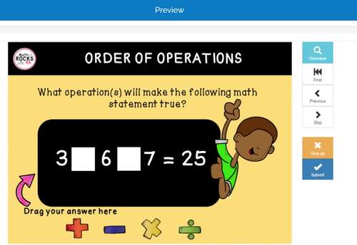 BEDMAS Missing Order of Operations Puzzle Digital Boom Cards™ by Math ...