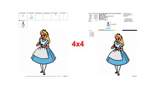 Alice In Wonderland Alice Portrait Various Standing And Graceful Posing ...