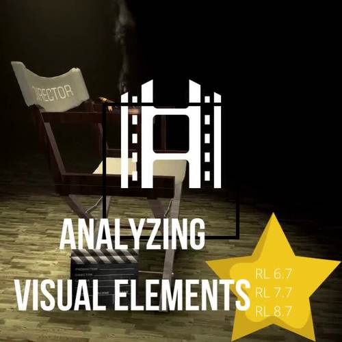 Analyzing Visual Elements in Film: 3 Double Sided Worksheets + PPT!