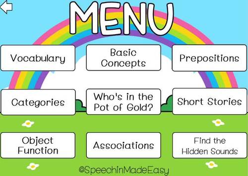 March Language Activity | Boom Cards for Speech by Speechin Made Easy