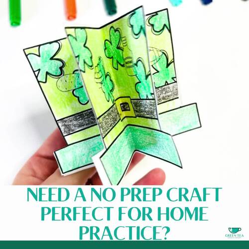 St. Patrick’s Day Articulation Craft - No Prep Spring Speech Therapy ...