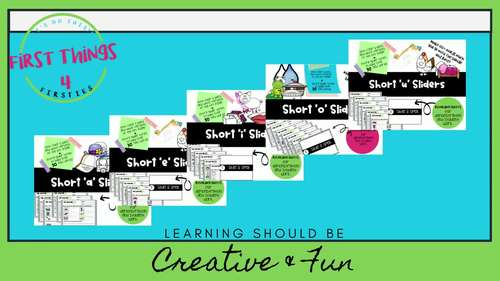 Phonological Awareness | Short a Word Families by First Things 4 Firsties