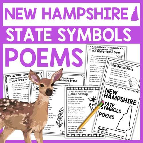 New Hampshire State Symbols Poems | NH State Bird Tree Animal Motto Emblem