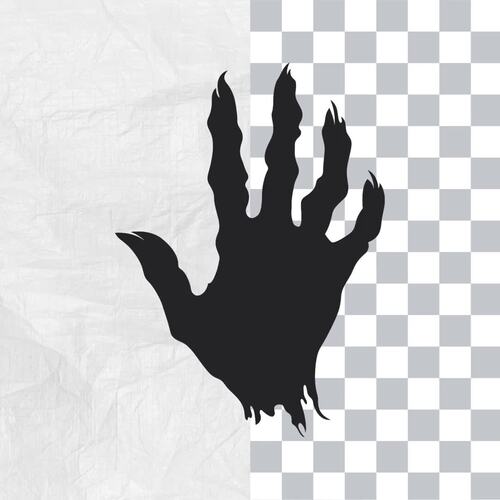 Zombie Hand Silhouette Bundle – Halloween Clipart by TOE Publishing