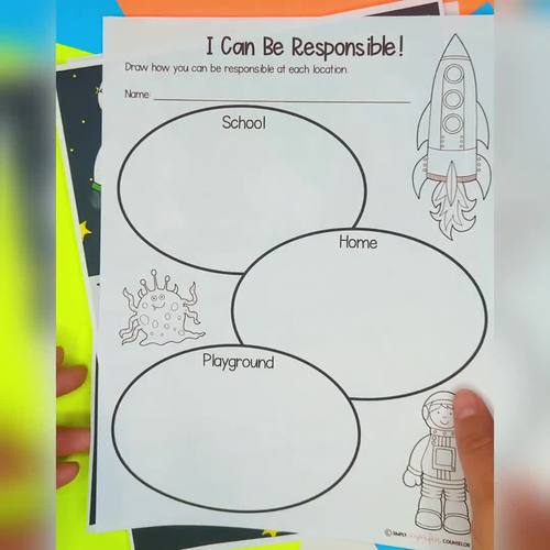 Being Responsible - Kindergarten Counseling Lesson | TpT