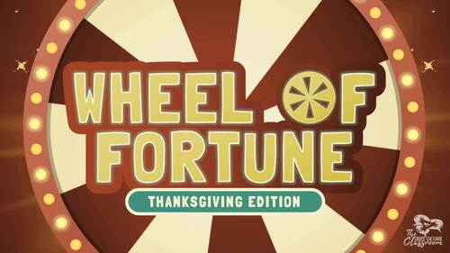 EASY Thanksgiving Wheel of Fortune! - NO PREP PowerPoint Game | TPT