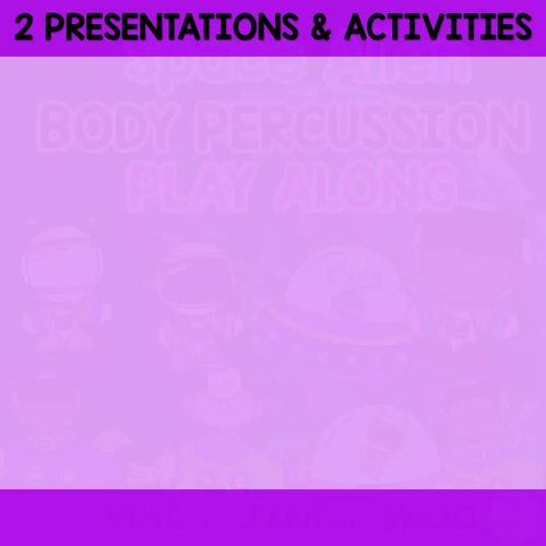 Space Alien Body Percussion Steady Beat Play Along Activities Video