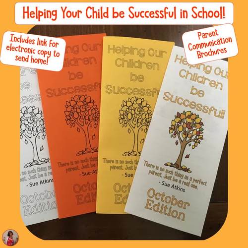 Parent Communication Brochure - October Edition by Elementary Matters
