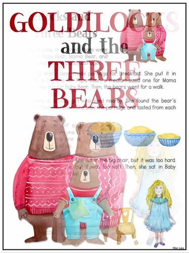 Goldilocks & The Three Bears - Differentiated Fairy Tale Reading Passages