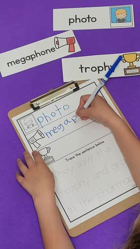Digraphs Phonics Writing Activities by The Kindergarten Connection