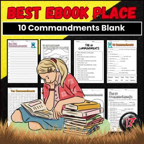 10 Commandments Blank Worksheet by Lib Anatomy school | TPT