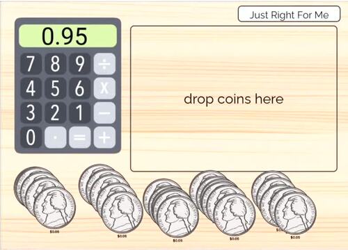 Counting U.S. Coins Practice Activity for Beginners Boom Cards | TPT