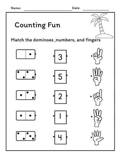Summer Addition Worksheets for Kindergarten | Ten Frame, Counting ...