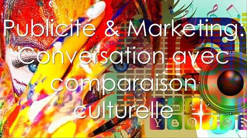 French Media Advertising Marketing Presentational Speaking Performance Task