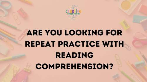 Reading Comprehension Task Cards | Print & Google Forms | TPT