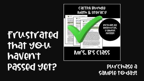 CalTPA Help Cycle 1 Math Remediation | Multiple Subjects | Fifth Grade ...