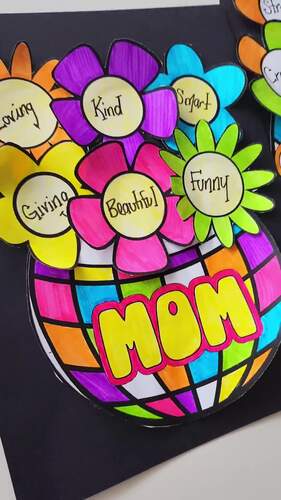 Mother's Day Craft | Flower Bouquet Writing Activity by Love Live Laugh ...