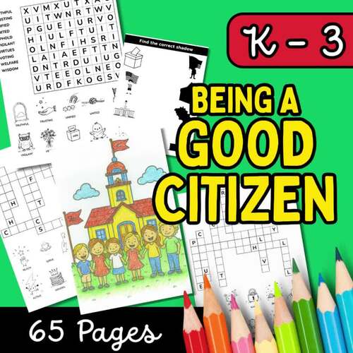 Being a Good Citizen | Citizenship Worksheets for Kids Social Studies ...