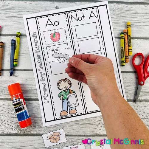 I Know My Letter Sounds! (Alphabet Picture Sorting for All 26 Letters)