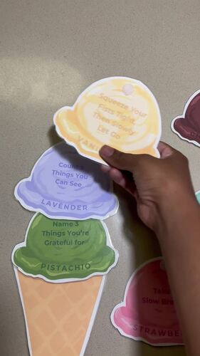 Mindful Ice Cream Cone | Printable Social Emotional Learning Activity