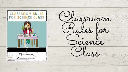 Classroom Rules for Classroom Management - Science Theme | TPT