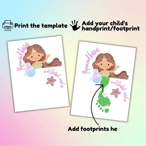 Summer Handprint Craft Bundle | Memory Keepsake | Preschool Daycare ...