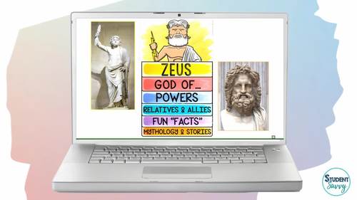Greek Mythology Projects Flip Books Ancient Greece Greek Gods Goddesses ...