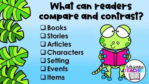 Compare and Contrast Mini Lesson (PPT & Google Classroom) Distance Learning