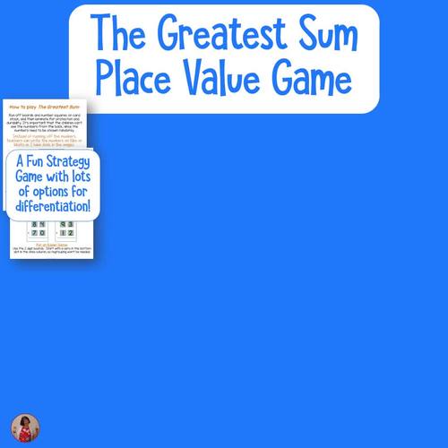 Addition Strategy Game With Multiple Digits and Multiple Addends ...