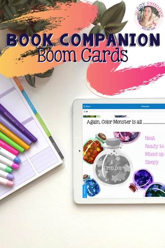 The Color Monster: A Story About Emotions - Book Companion (BOOM CARDS™)