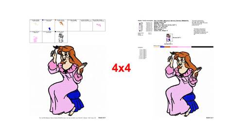 Disney Little Mermaid Ariel Pink Dress Human Form Elegant Princess ...