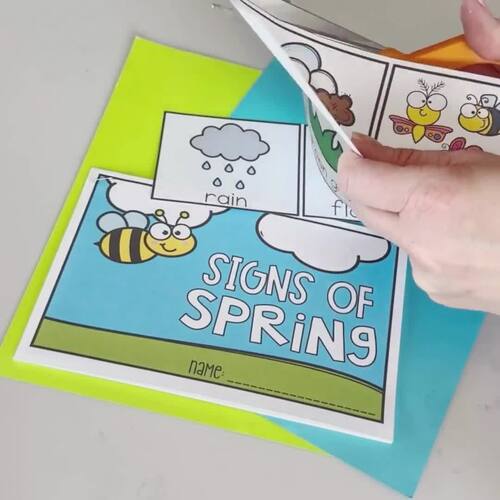Spring Activities Simple Readers | Signs of Spring Activities | TPT