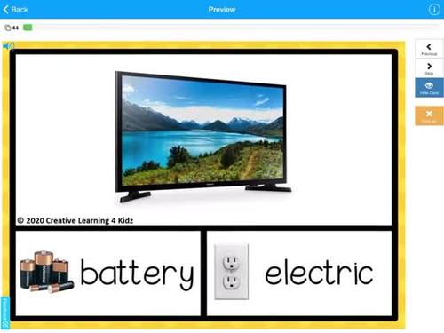Battery vs Electric | Life Skills Categorization Boom Cards | TPT