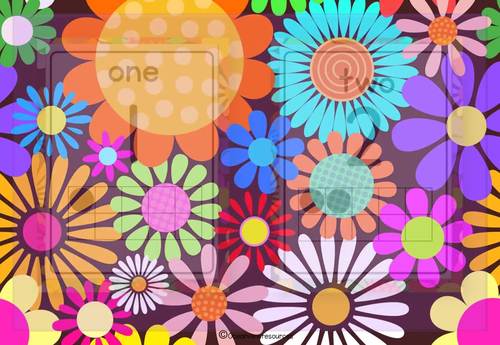 MASSIVE DECOR SET I Classroom Labels + Signs Pack |RETRO FLOWER DESIGN