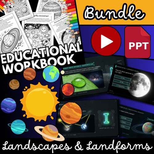 Solar System Bundle | Space and Planets Escape Room + Worksheets & Coloring