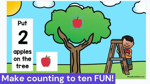 Counting to Ten Interactive Google Slides Counting K.CC by Messy ...