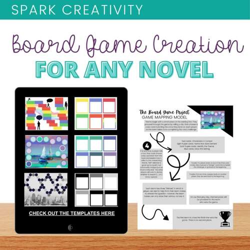 Board Game Project for Any Novel: Creative Novel Study & Literature ...