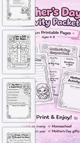 Mother’s Day Activities for Kids | Writing, Coloring, Crafts & Games ...