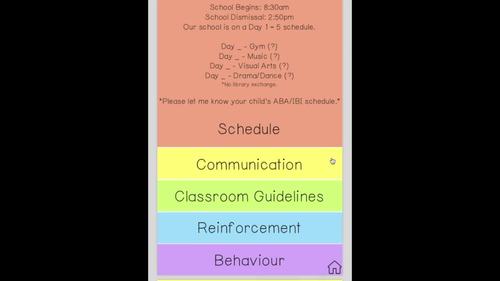 DIGITAL Editable Parent Handbook by SpecEduKate | TPT