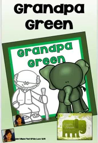 Grandpa Green Book Companion By Robin Wilson First Grade Love Tpt