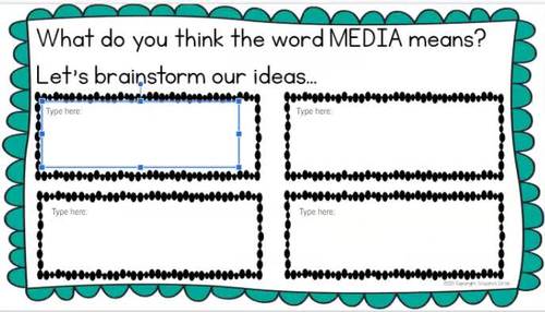 Primary Media Literacy- Digital Google Slides by Stacey's Circle
